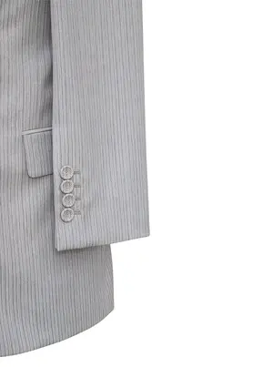 Dior Striped Sleeveless Jacket