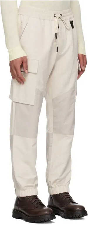 Moncler Cotton Linen Jogging Pants