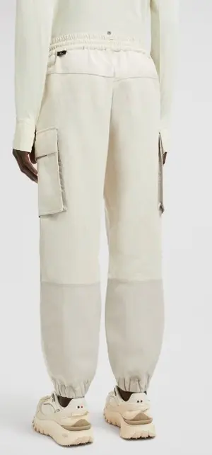 Moncler Cotton Linen Jogging Pants