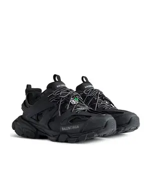 Balenciaga Track Sneakers With Removable Charms - Black