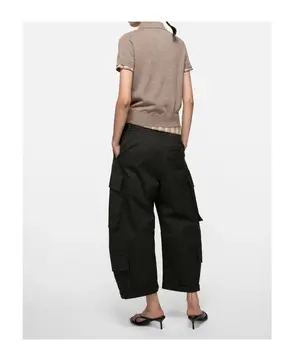 Acne Studios Layered Knitted Polo Shirt - Light Brown