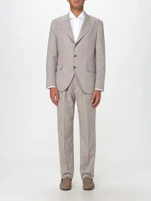Brunello Cucinelli Prince Of Wales Flannel Tailored Suit - No