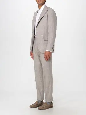 Brunello Cucinelli Prince Of Wales Flannel Tailored Suit - No