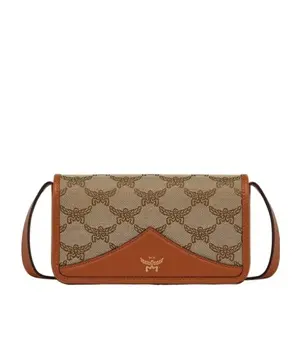 Mcm Lauretos Jacquard Cross-body Bag