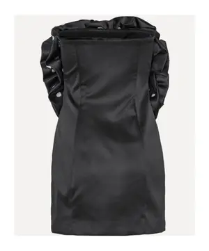 ROTATE BY BIRGER CHRISTENSEN One-shoulder Polka Dot Dress