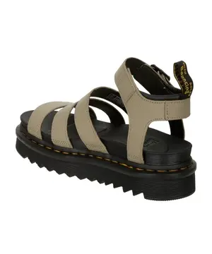 Dr. Martens Adjustable Buckle Flat Open-toe Sandals - Black