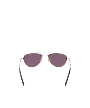 TOM FORD Aviator Rimless Sunglasses