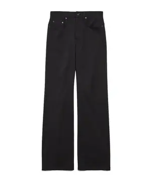Balenciaga Straight-leg Tailored Pants - Black