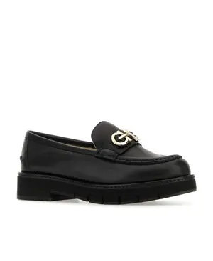 FERRAGAMO Ofelia Gancini Buckled Loafers
