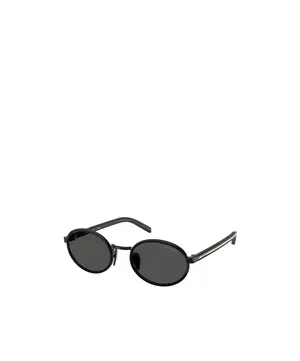 Prada Oval Full Rim Sunglasses - Black