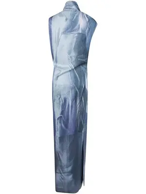JEAN PAUL GAULTIER Long Draped Water Dress
