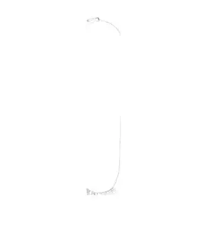 Bottega Veneta Silver Figure Charm Necklace