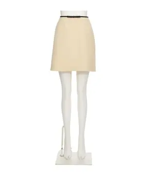 Valentino Garavani Crepe Couture Bow Detailed Mini Skirt - Nude