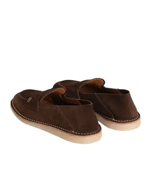 Dolce & Gabbana Logo Plaque Loafers - Brown