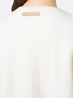 Max Mara Zip-up Knit Jacket