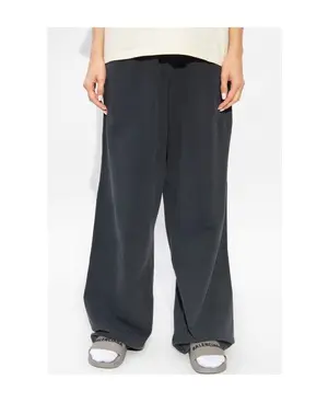 Balenciaga Wide-leg Logo Sweatpants