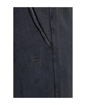 Balenciaga Wide-leg Logo Sweatpants