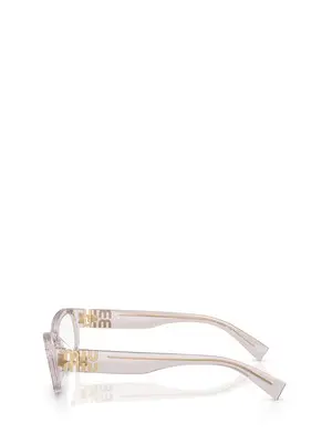 Miu Miu Geometric Frame Eyeglasses - Pink