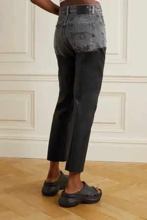 R13 Courtney Chaps Stitched Jeans