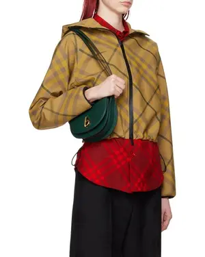 Burberry Checked Zip-up Hooded Jacket