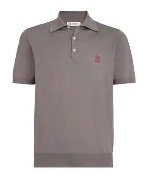 Brunello Cucinelli Lightweight Knitted Polo Shirt