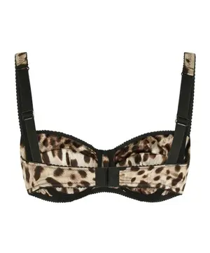 Dolce & Gabbana Dolce Gabbana Leopard Printed Balconette Bra