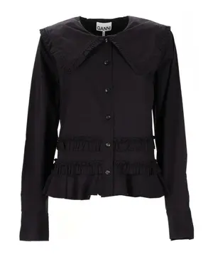 Ganni Ruffle Shirts For Women