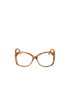 Max Mara Butterfly Frame Eyeglasses - Orange
