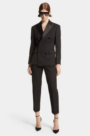Dsquared2 Boston Double-breasted Satin Suit