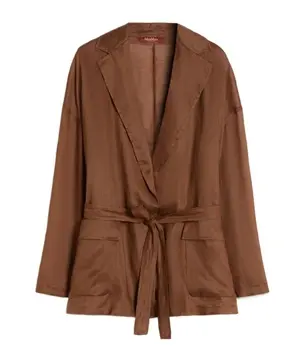 Max Mara Max Mara Studio Belted Jacket Clay