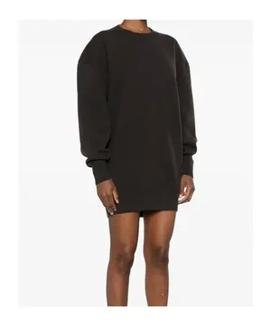TOM FORD Sculptural Wool & Cashmere Mini Dress - Brown