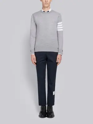 Thom Browne Four-bar Striped Pullover