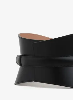 Alaïa Neo Bustier Corset Belt - Black
