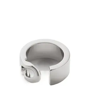 MAISON MARGIELA Brass Cuff Ring With Numerical Engraving