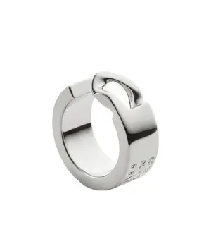 MAISON MARGIELA Brass Cuff Ring With Numerical Engraving