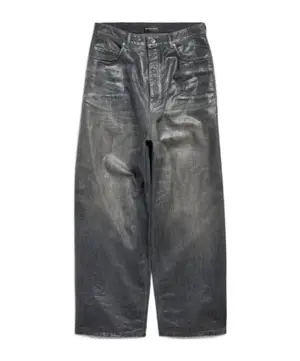 Balenciaga Mid-rise Button-fastening Pocket Trousers - Light Mottled Grey