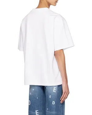 We11Done Logo-print Cotton T-shirt - Gray