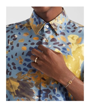 Fendi Allover Falena Printed Short Sleeved Shirt