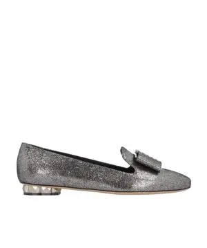 FERRAGAMO Geometric Heel Loafers
