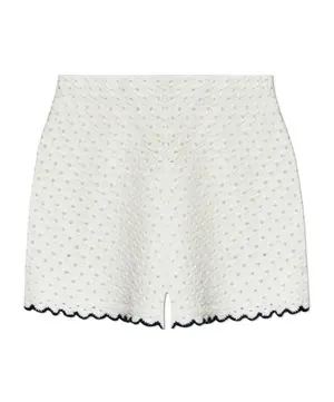 Zimmermann Halliday Crochet Shorts - White