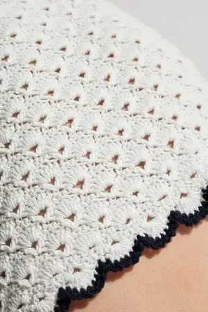 Zimmermann Halliday Crochet Shorts - White