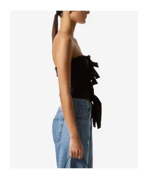 Coperni Strapless Front Tie Blouse
