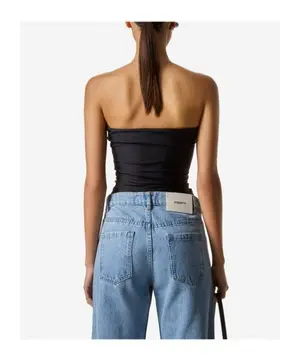 Coperni Strapless Front Tie Blouse