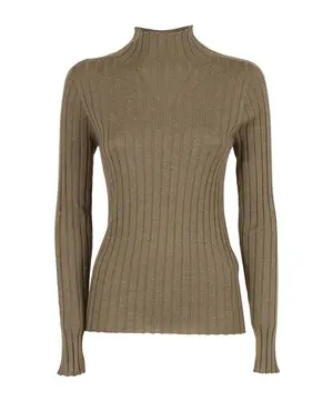 Peserico Long-sleeved Glitter Detail Pullover