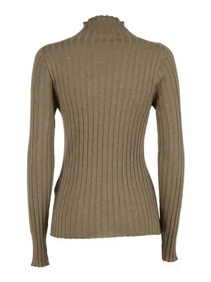 Peserico Long-sleeved Glitter Detail Pullover