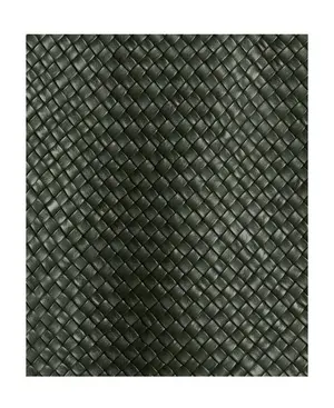 Bottega Veneta Intrecciato Leather Mini Skirt