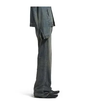 Balenciaga Low Crotch Jeans - Blue