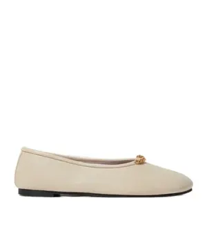 Stella McCartney Ryder Ballerina Flats With Chain Detailing