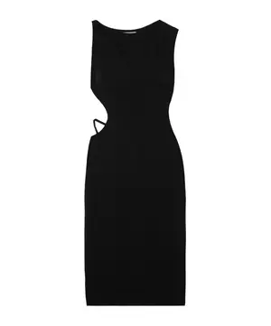 ST. AGNI Arc Cut-out Detailed Sleeveless Midi Dress