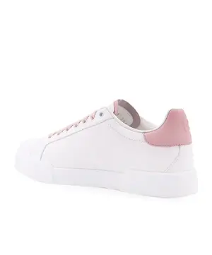 Dolce & Gabbana Perforated Logo Sneakers - White